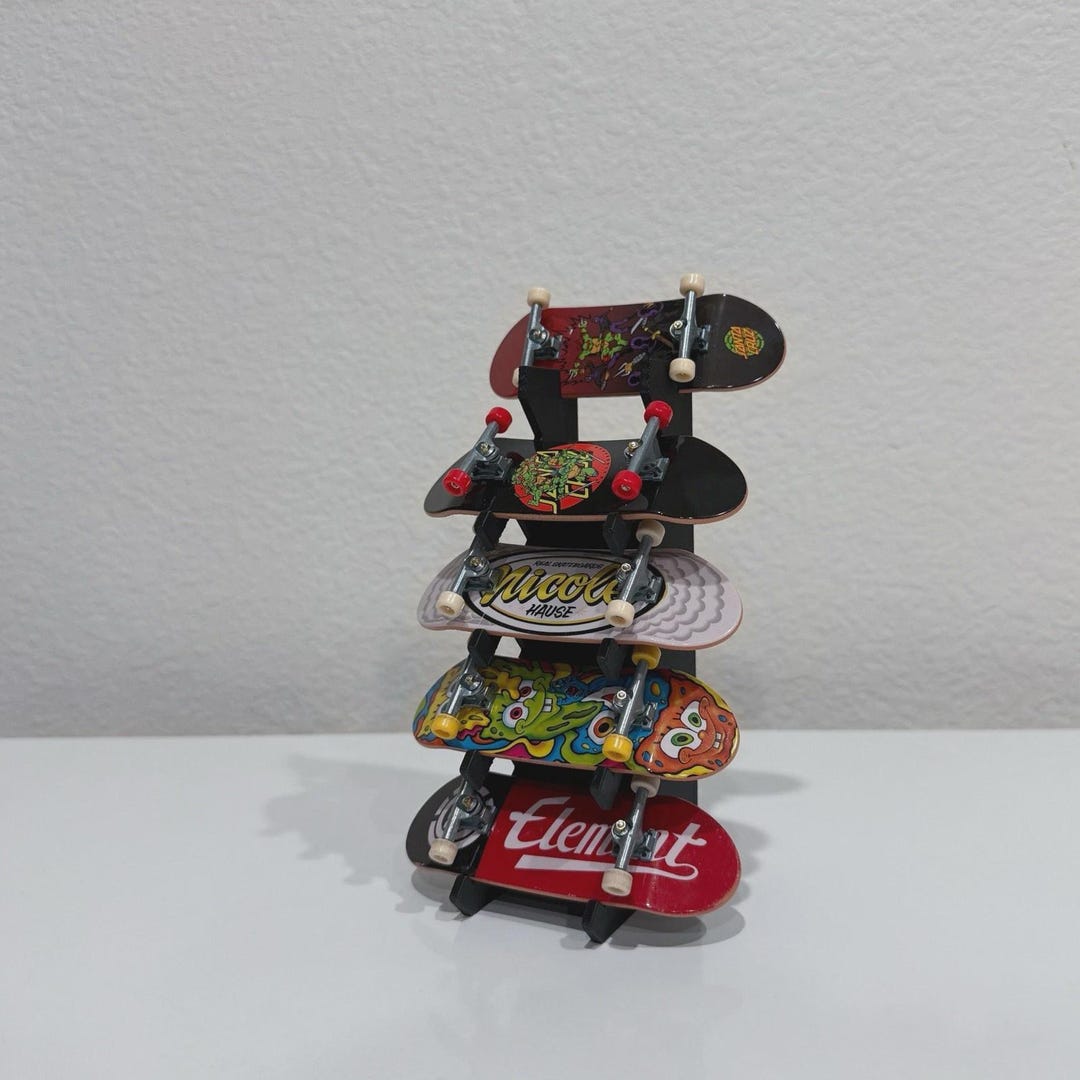 Tech Deck Display Stand | Rack Fingerboards Skateboards Skate Decor ...