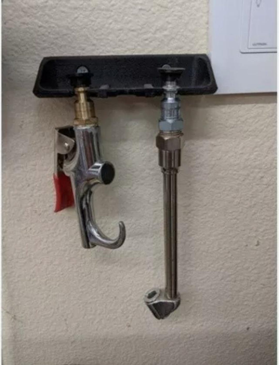 Wall Mounted Air Tool Quick Connect Attachments Holder Pneumatic ...