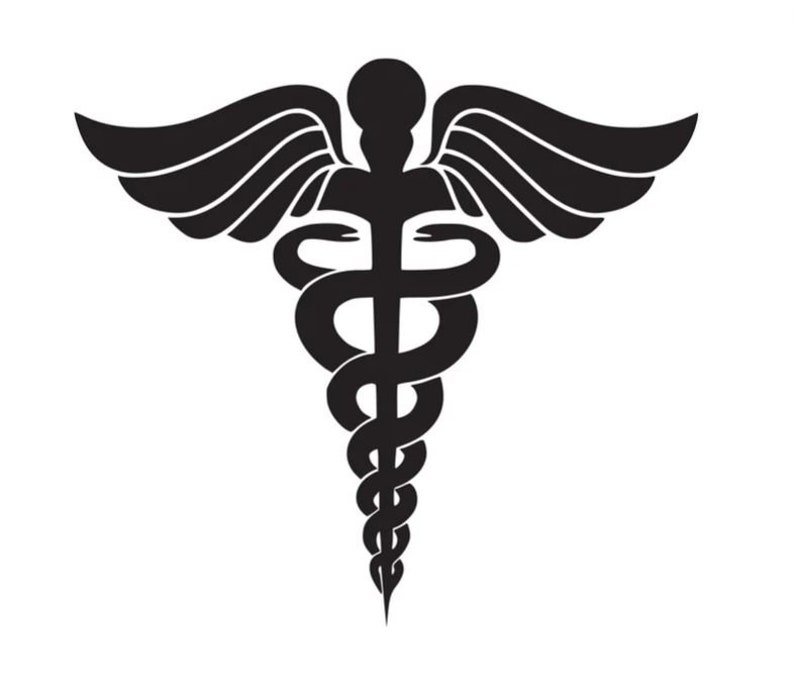 Símbolo médico SVG, Caduceo Svg, MD Svg, Estrella de la Vida Svg ...