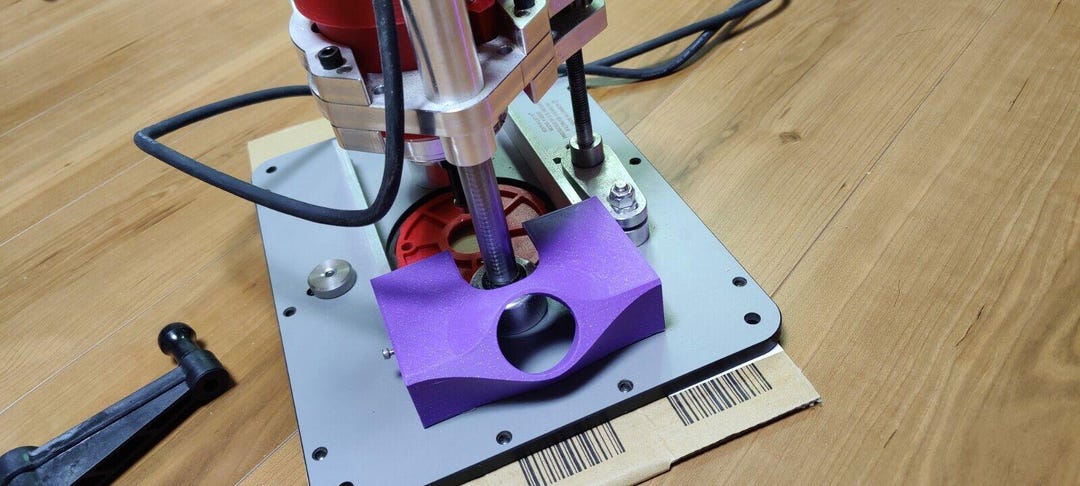 Under Mount Vacuum Dust Collection for Jessem Rout-r-lift II 02310 ...