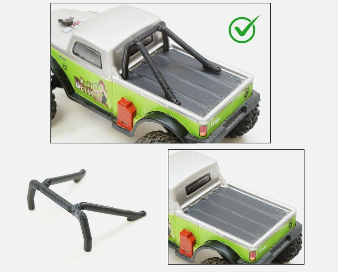 Roll Bar Cage Set for Axial SCX24 1/24 Crawler B17 Betty Bed Bar - Etsy