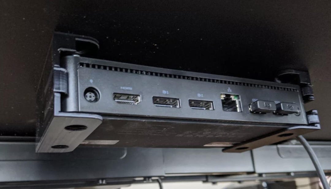Under Desk Mount / Wall Mount Holder for Dell D6000 Docking Station - Etsy