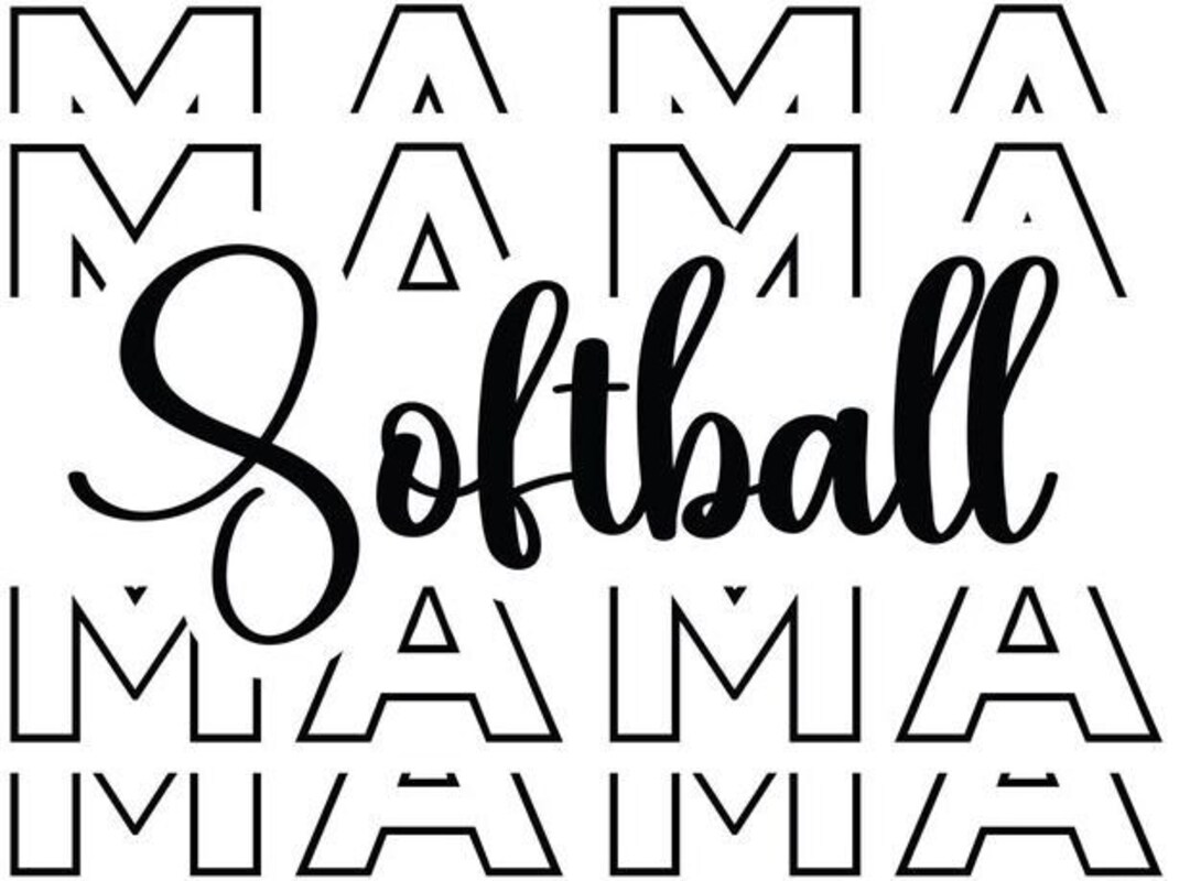 Softball Mama Svg, Softball Svg, Cut Files, High School Softball Svg ...