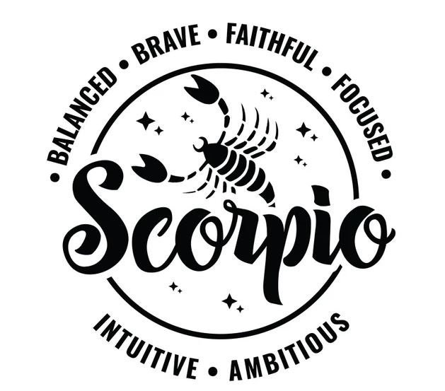 Scorpio SVG Scorpio Astrological Sign Digital Download - Etsy