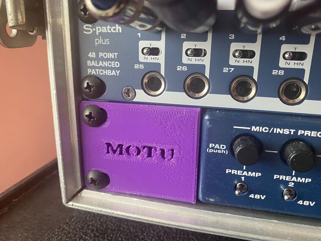 Custom Replacement Rack Ears for MOTU Traveler MK3 Firewire Audio ...