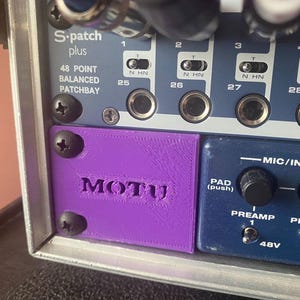 Custom Replacement Rack Ears for MOTU Traveler MK3 Firewire Audio ...