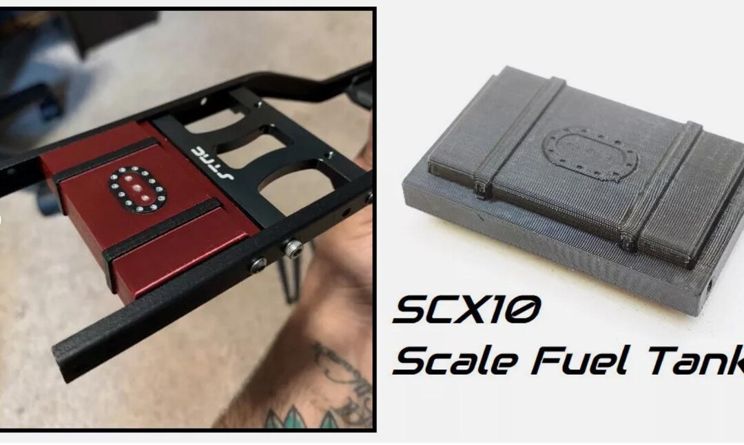 1/10 Scale RC Fuel Tank Cell Upgrade for Axial SCX10 RC Crawler - Frame ...