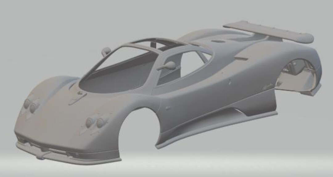 Resin 3D Printed 1/24-1/64 Scale Pagani Zonda C12 Car Body - Etsy