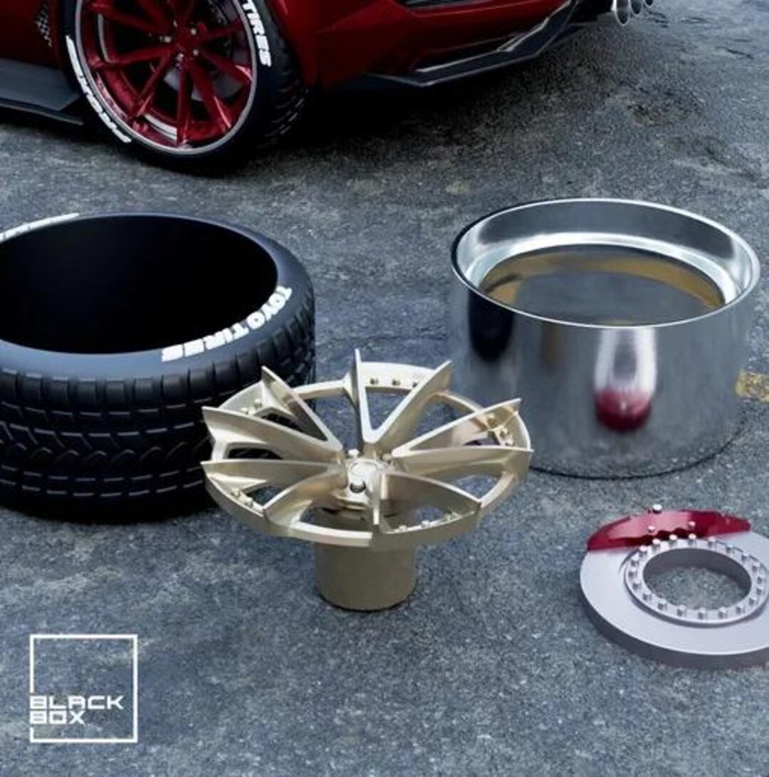 1/87 - 1/8 Scale Model Wheels S204 Wheel Set Resin Printed - Etsy