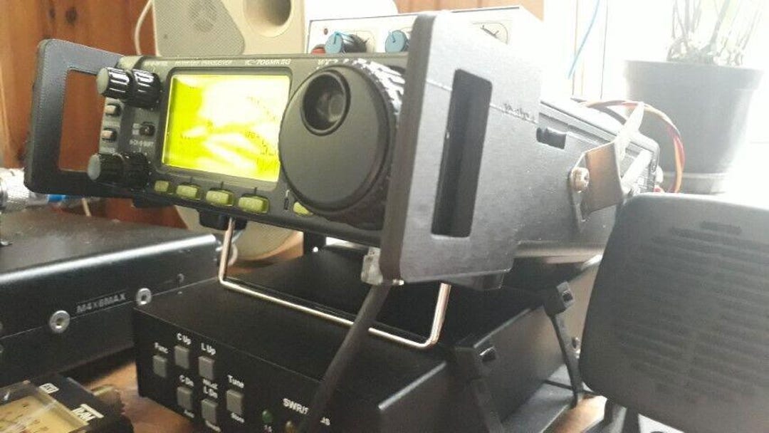 Custom Side Rail Protector Handles for Icom IC706, Ic706mk2g HF/VHF ...