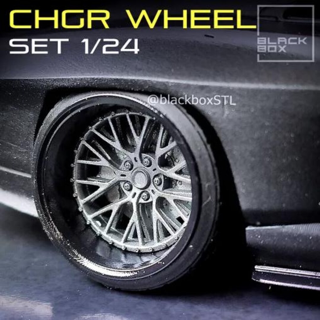 1/24 1/25 Scale Model Wheels CHGR Style Wheel Set Resin Printed - Etsy