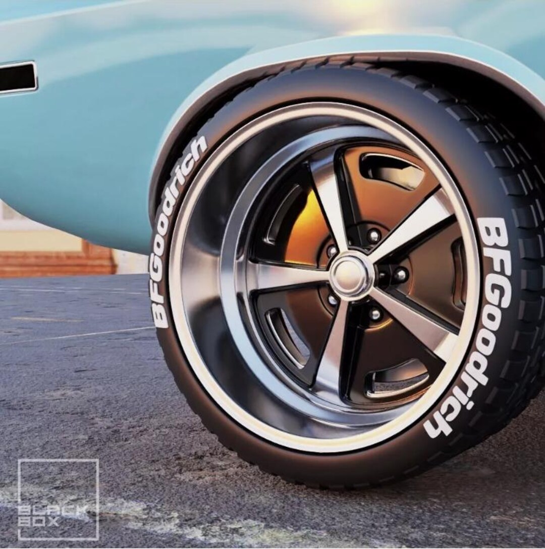 1/24 1/25 Scale Model Wheels NV500 Style Musce Car Front and Rear Set ...