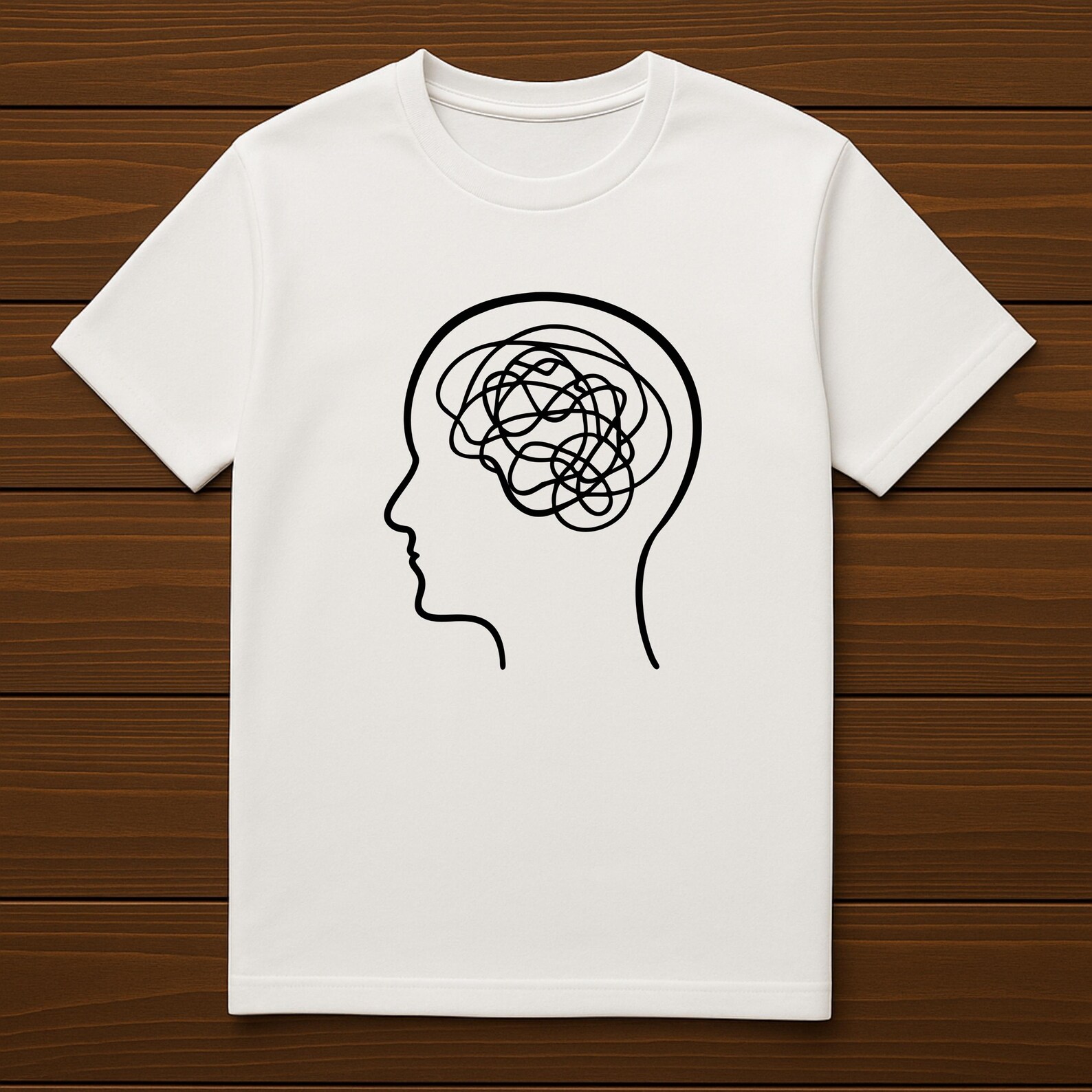 Cluttered Mind SVG PNG JPG – Mental Health Symbol Design, Digital ...