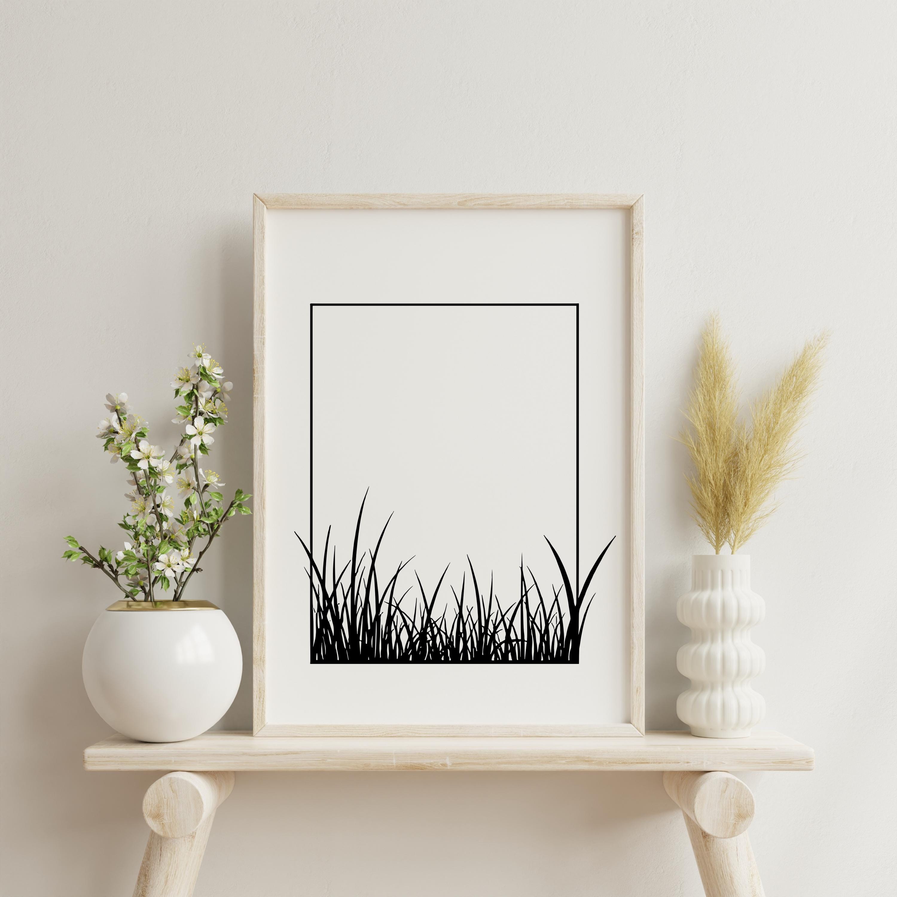 60 Nature Inspired Frames SVG PNG JPG Clipart Bundle - Square Frame ...