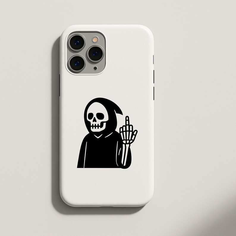Grim Reaper Middle Finger SVG PNG JPG - Digital Download Gothic ...