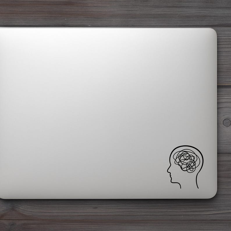 Cluttered Mind SVG PNG JPG – Mental Health Symbol Design, Digital ...