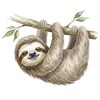 FRIENDS, Sloth Clipart, Llamas Clipart, Llama and Sloth, Commercial Use ...