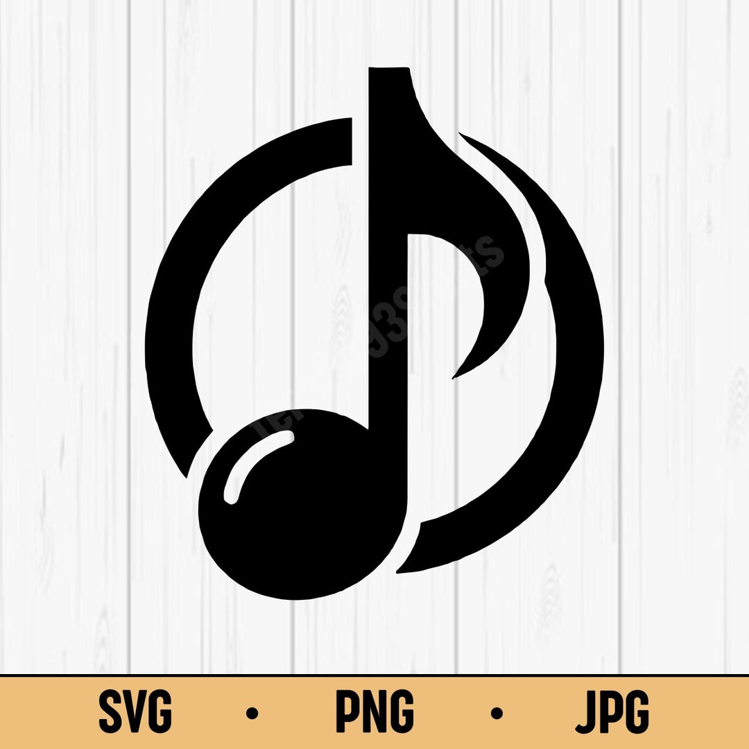 Music Note Logo SVG PNG JPG – Melody Symbol Vector, Digital Download ...