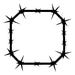 Spike Frame Border SVG PNG JPG - Edge Frame Clipart, Digital Download ...