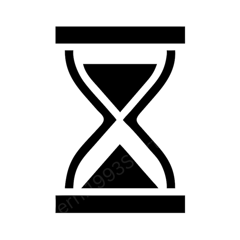 Hourglass SVG, PNG, JPG, Time Symbol Silhouette, Hourglass Clipart ...