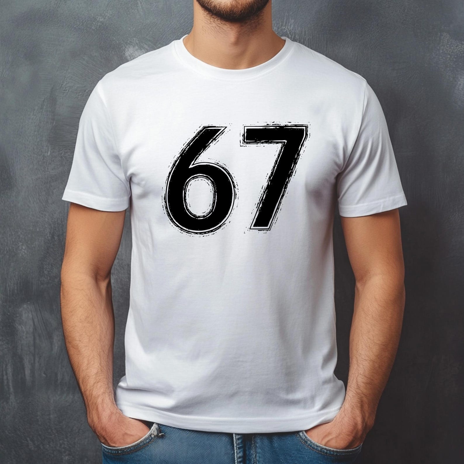 50 Six Seven Meme Numbers Svg Png Dxf Eps Pdf Bundle - Comic Style 67 ...