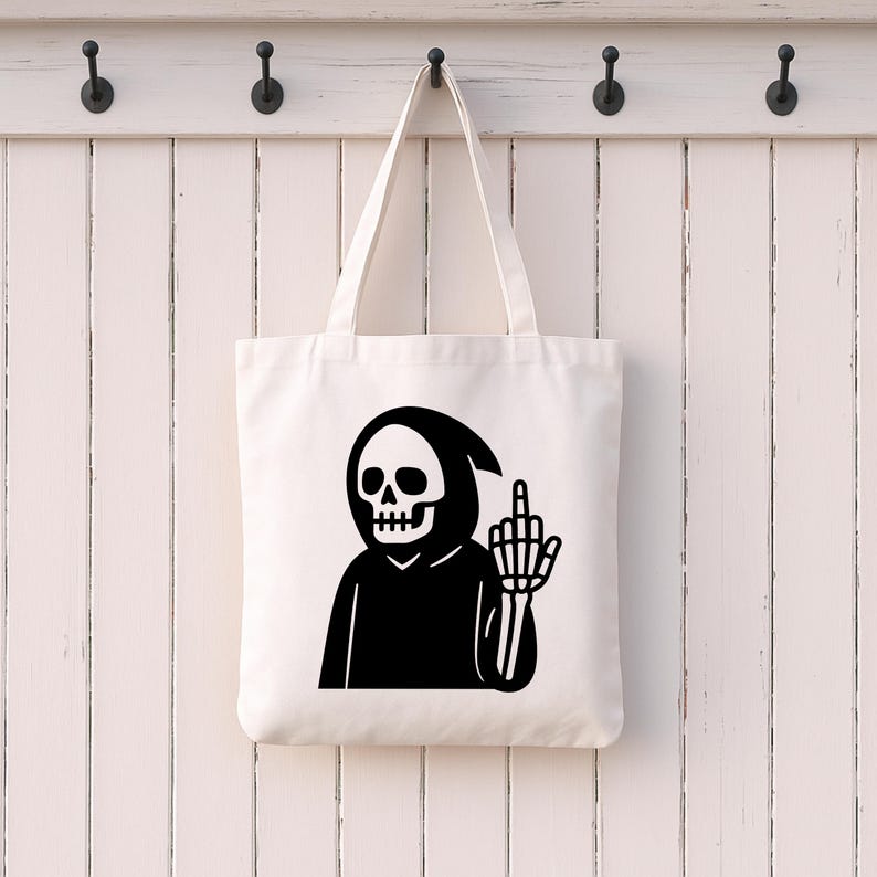 Grim Reaper Middle Finger SVG PNG JPG - Digital Download Gothic ...