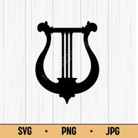 Harp SVG Bundle, Harp Cut Files for Cricut, Harp Vector, Harp Outline ...