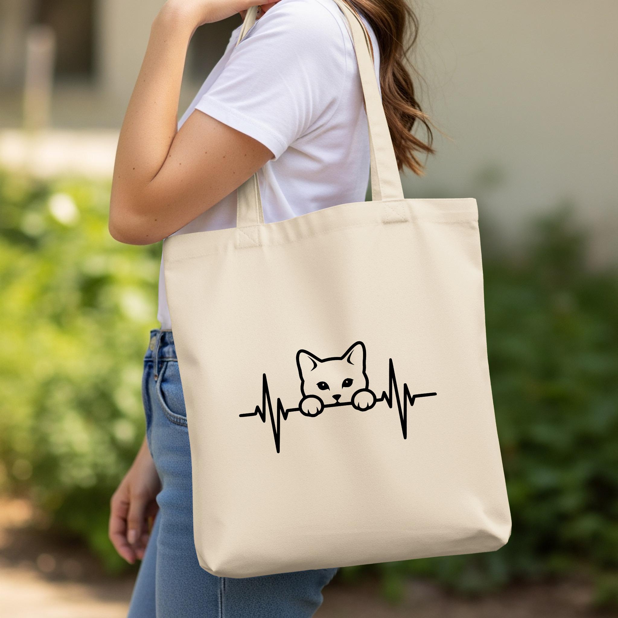 Cat Heartbeat Svg, Digital Vector Files, Cat Lover Gift, Heartbeat ...