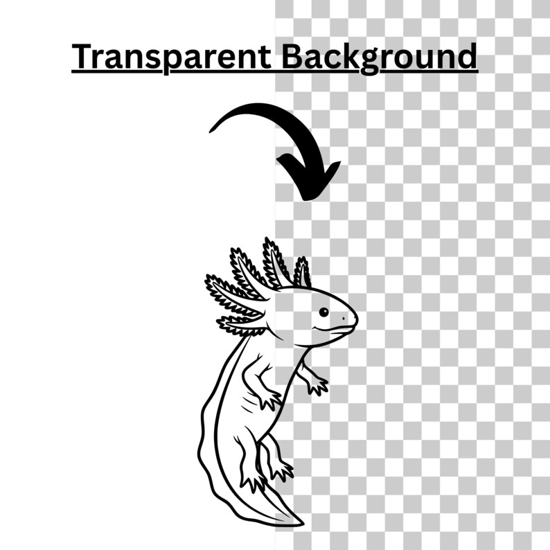 50 Axolotl Svg Png Dxf Eps Pdf Bundle - Cute Axolotl Clipart for Crafts ...