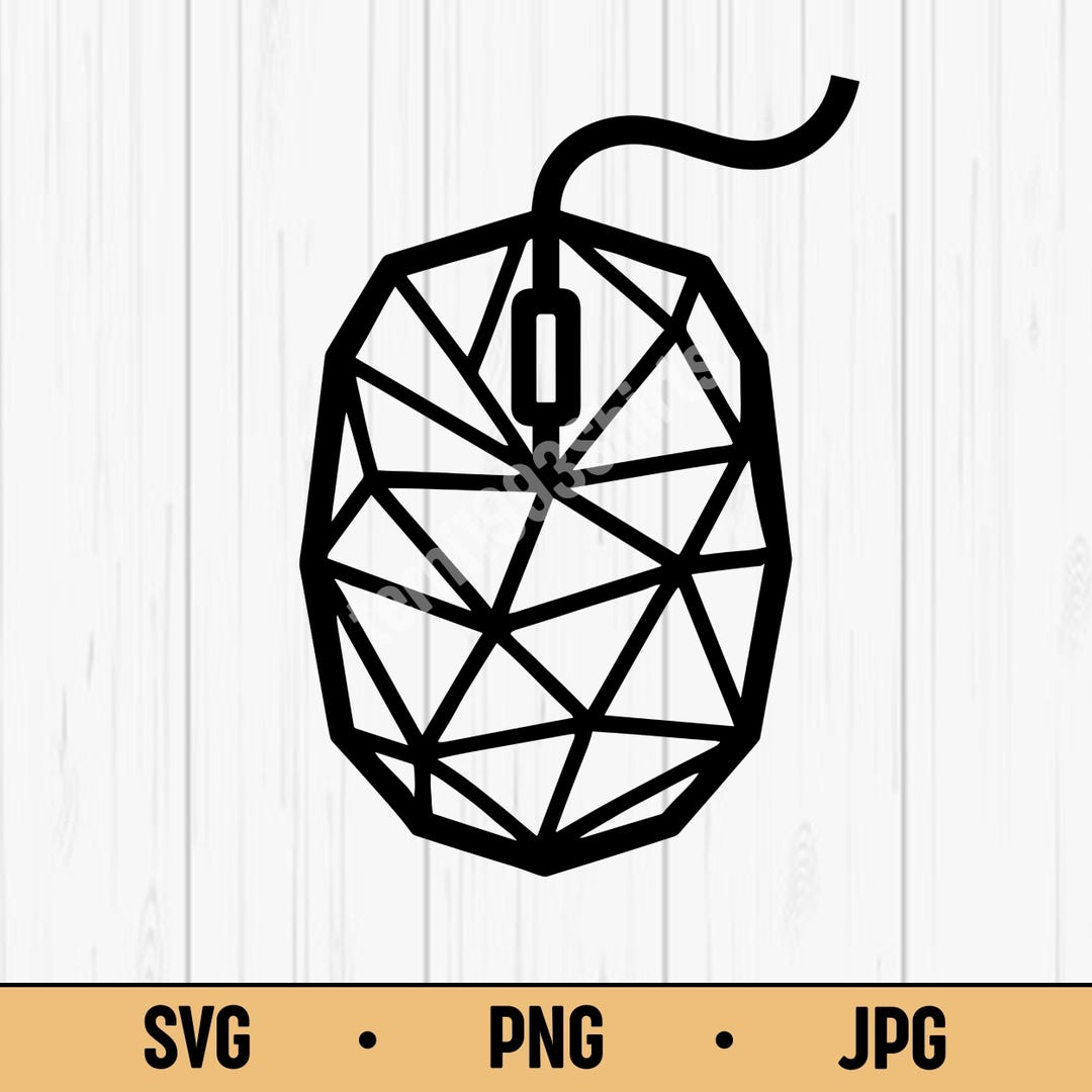 Mouse SVG PNG JPG – Computer Mouse Clipart, Digital Download for Tech ...