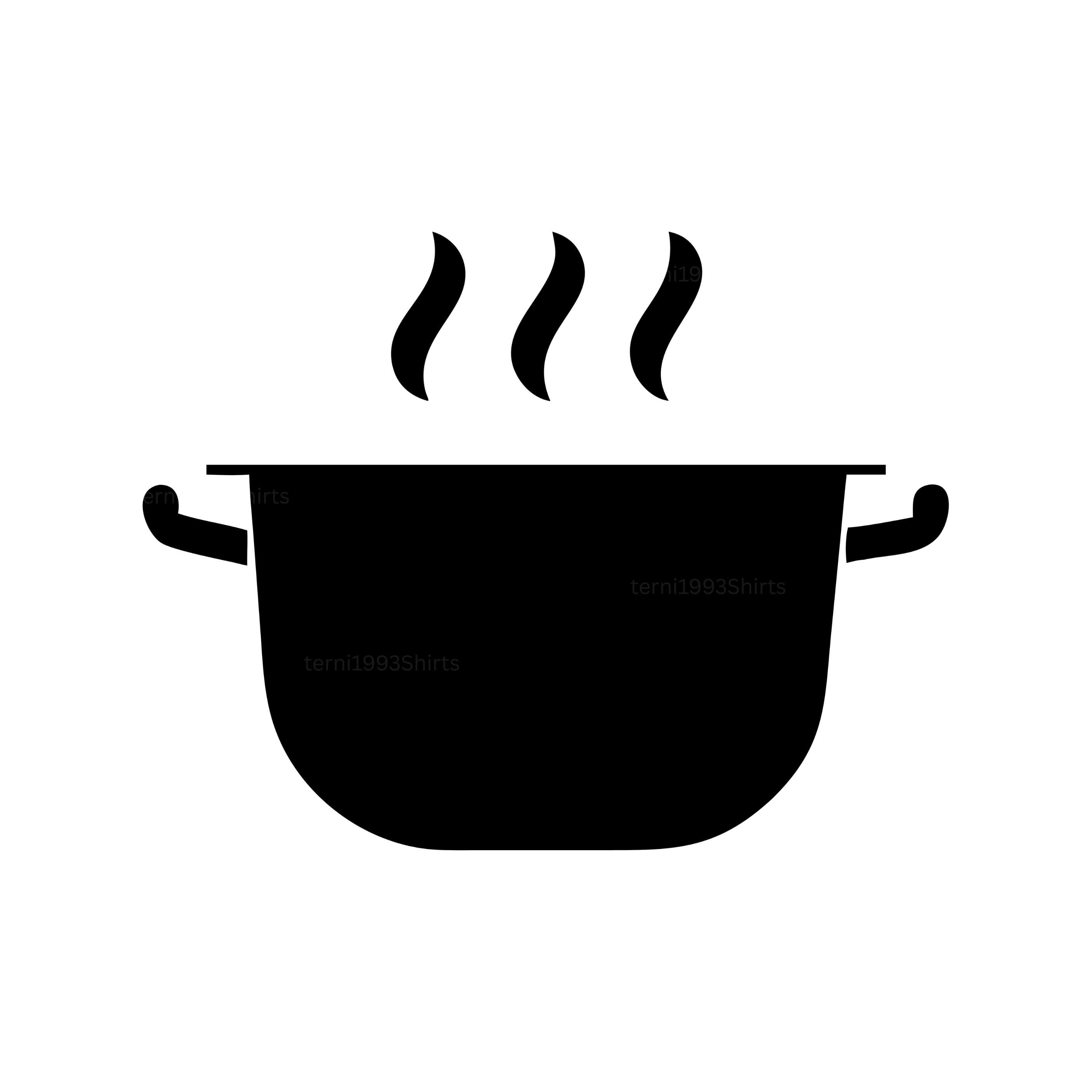Cooking Pot Cartoon – SVG, PNG, JPG, Digital Printable Download, Cricut ...