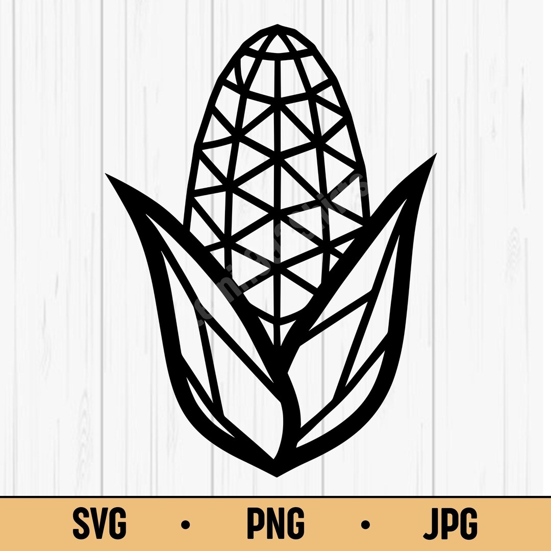 Corn SVG PNG JPG – Harvest Vegetable Clipart, Digital Download for ...