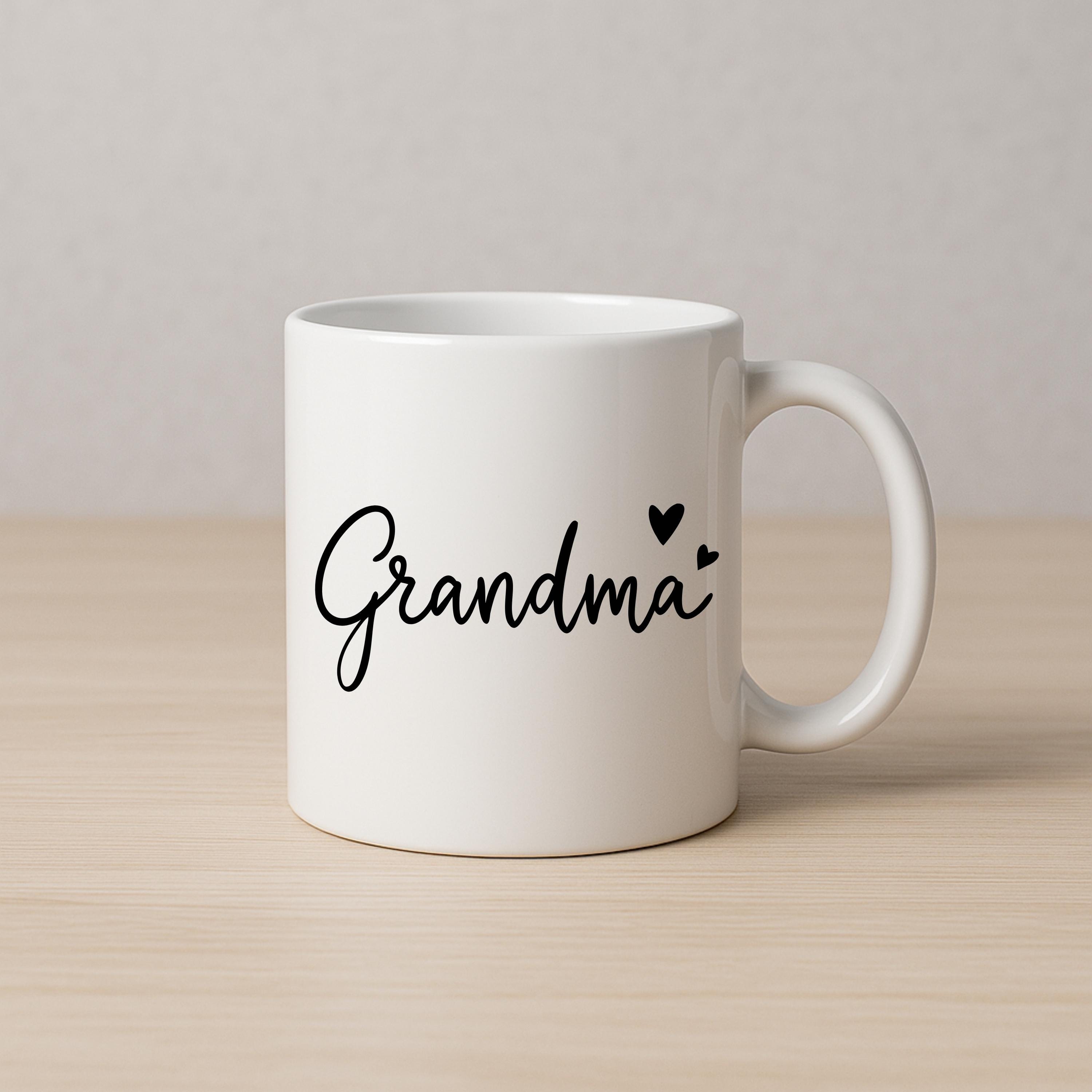 Grandma SVG, PNG, JPG, Grandma Typography Lettering With Hearts ...