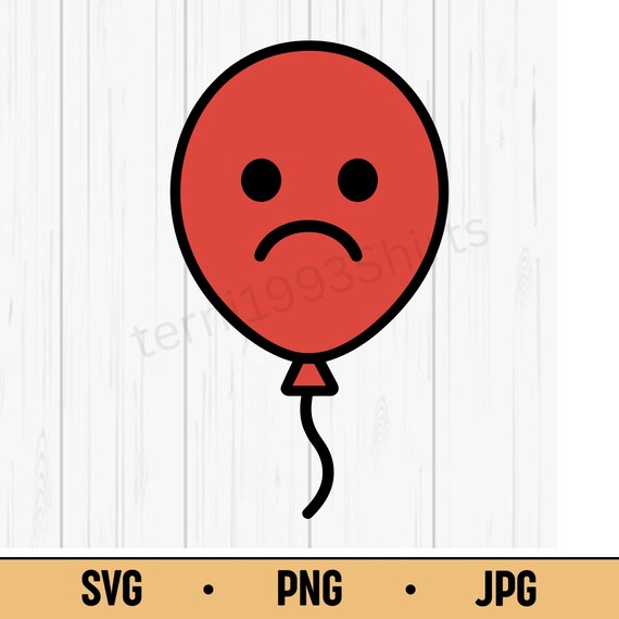 Sad Face Clipart Red