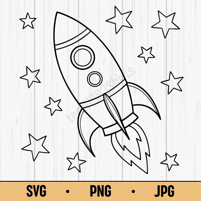 Rocket Logo for Shirts - Etsy UK