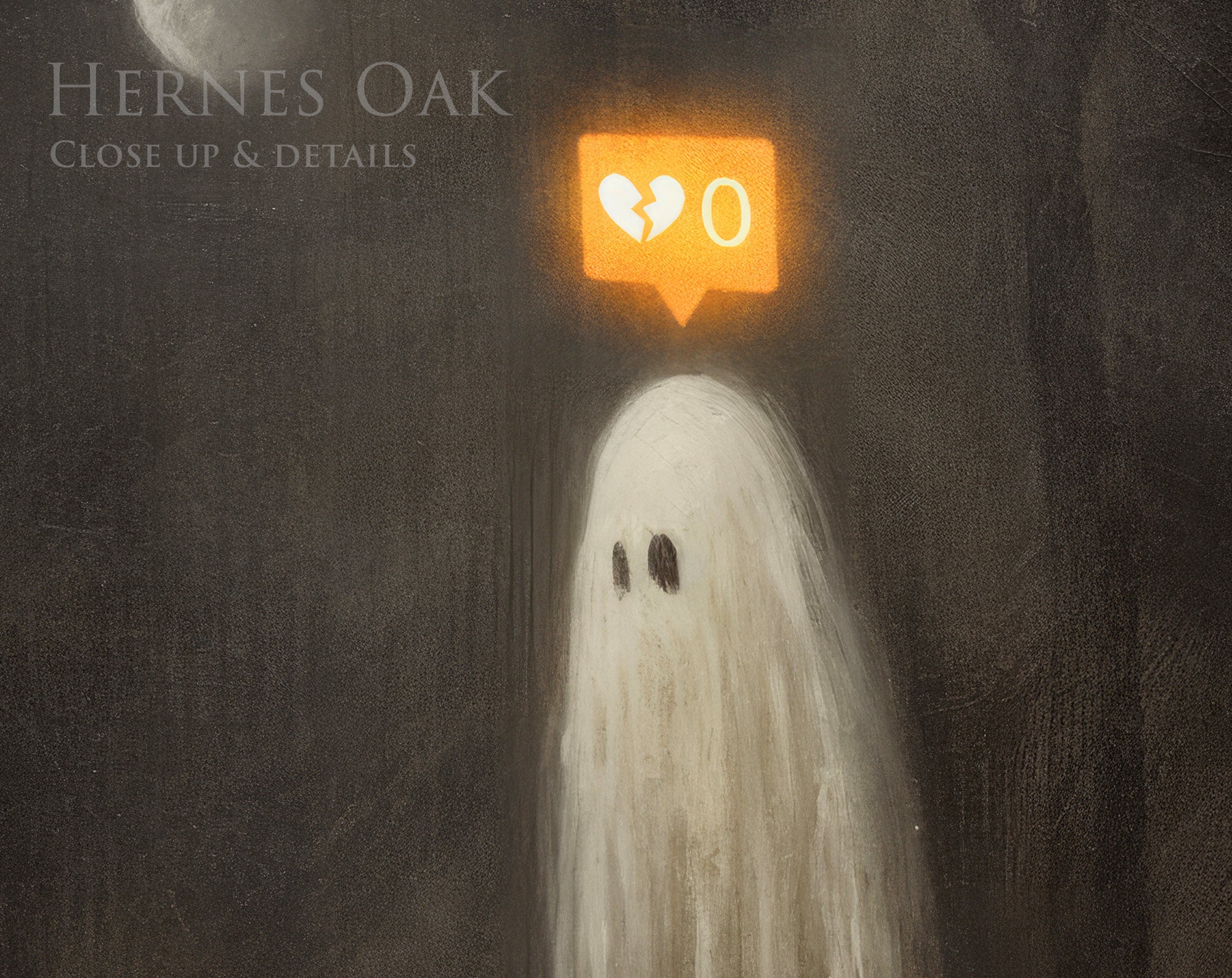 Vintage Ghost Print Halloween Printable Wall Art Digital Print - Etsy