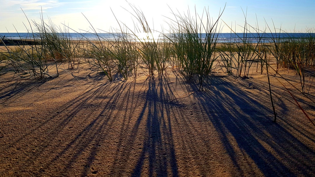 Dune and Sunset, Photo to Develop, Beach Photo of France, Digital Beach ...