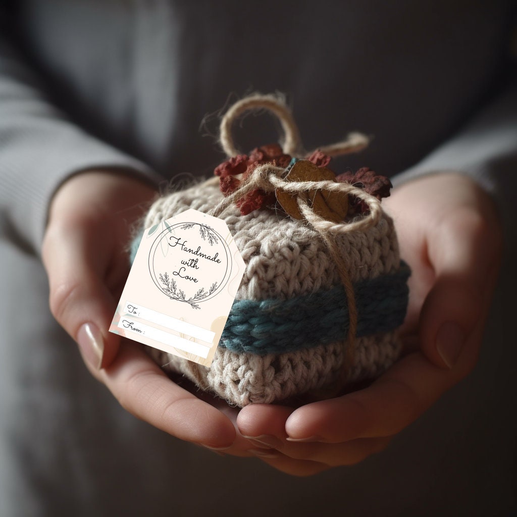 Download Printable Handmade Tags for Crafts PNG Download - Etsy