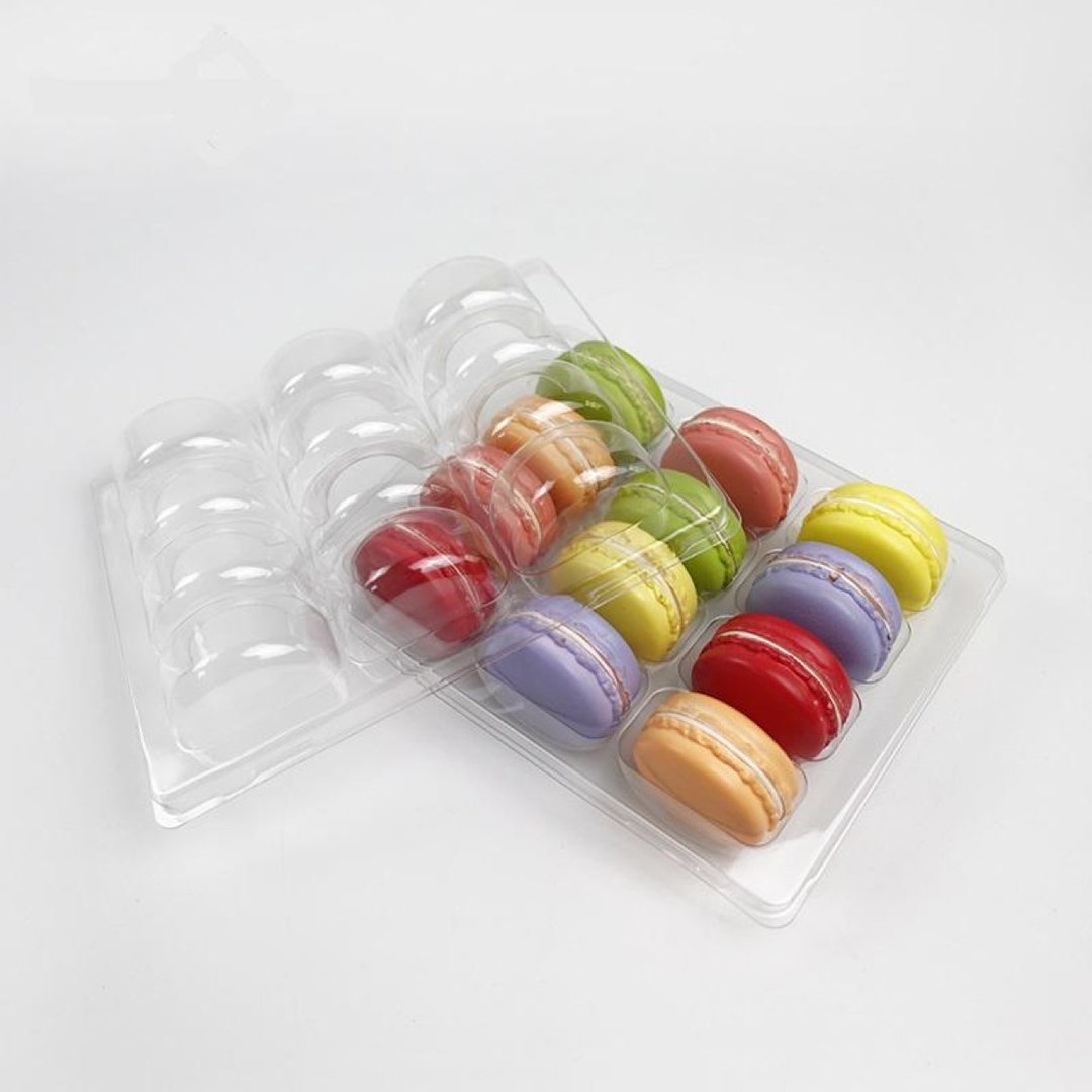 12 Cavities Macaron Clamshell PET macarons Are Not Included - Etsy