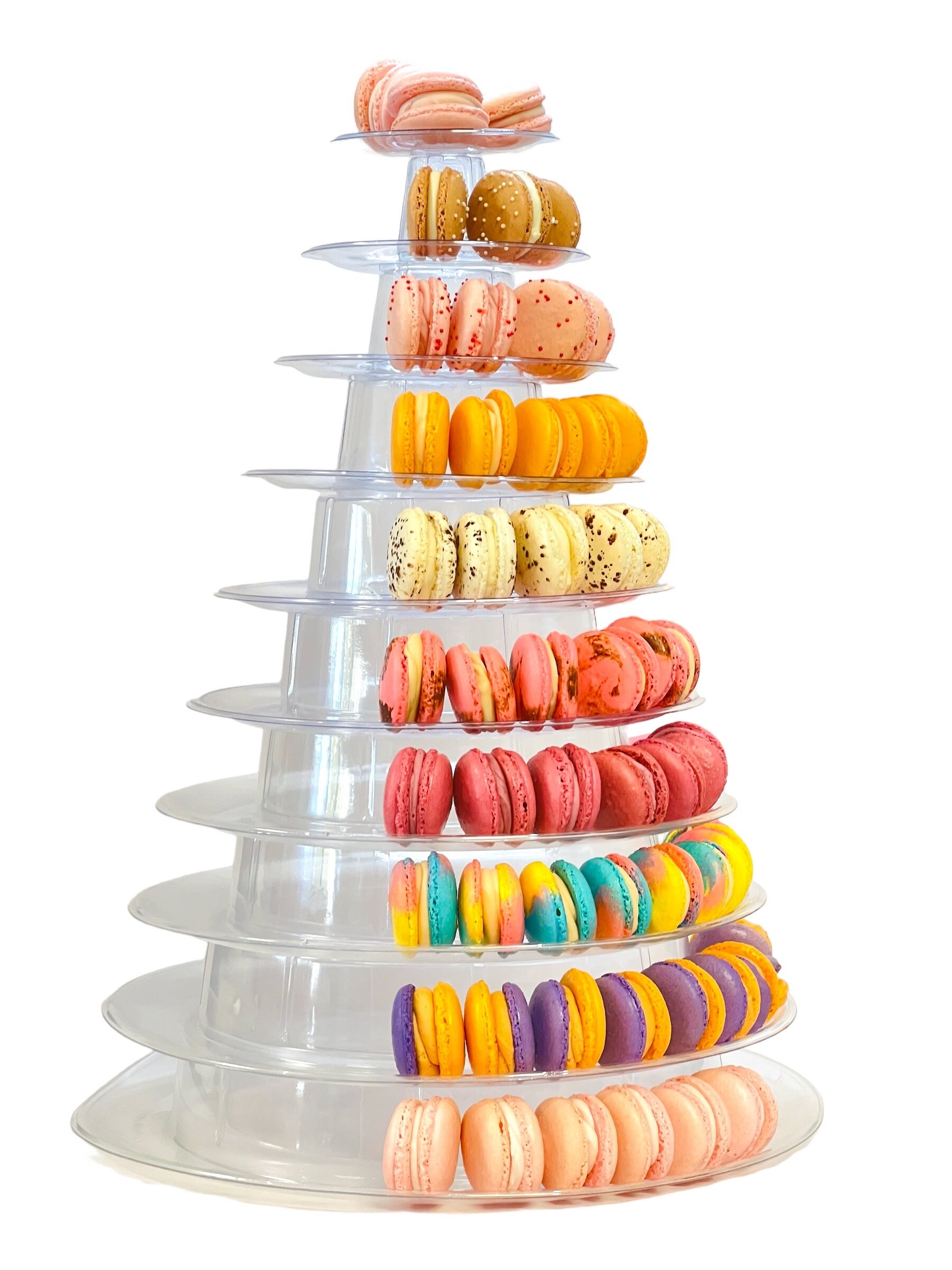 10 Tier Macaron Tower | Adjustable and Reusable - Etsy