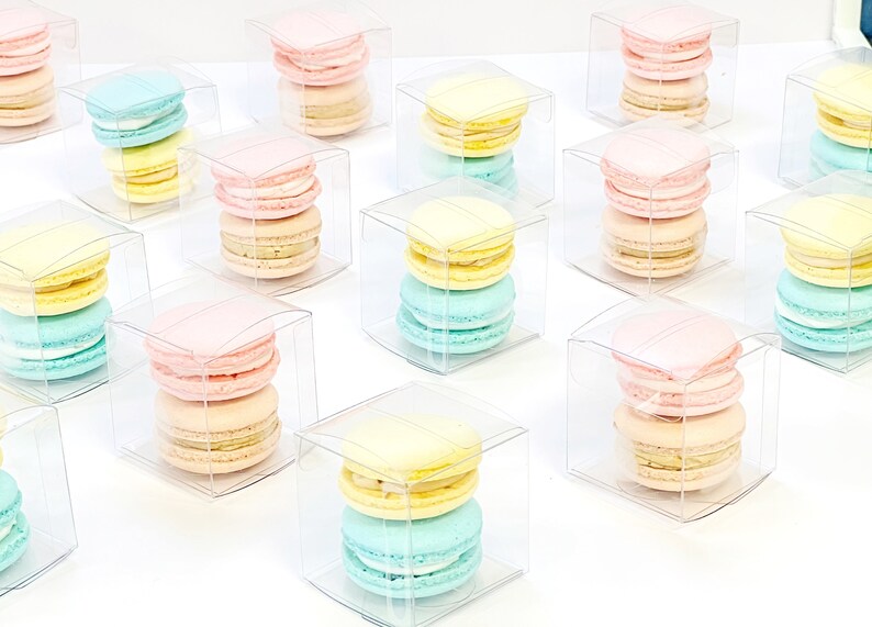 Clear Plastic Favor Gift Box 2X2X2 | Perfect for Candy Mini Cupcake ...