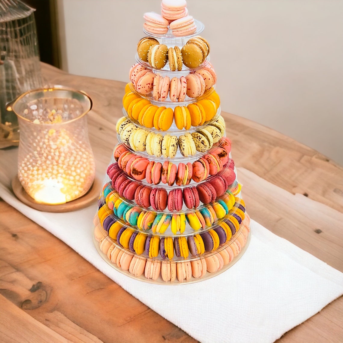 10 Tier Macaron Tower | Adjustable and Reusable - Etsy