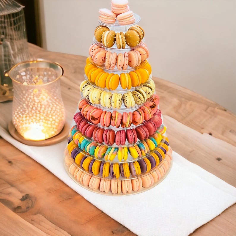 10 Tier Macaron Tower | Adjustable and Reusable - Etsy