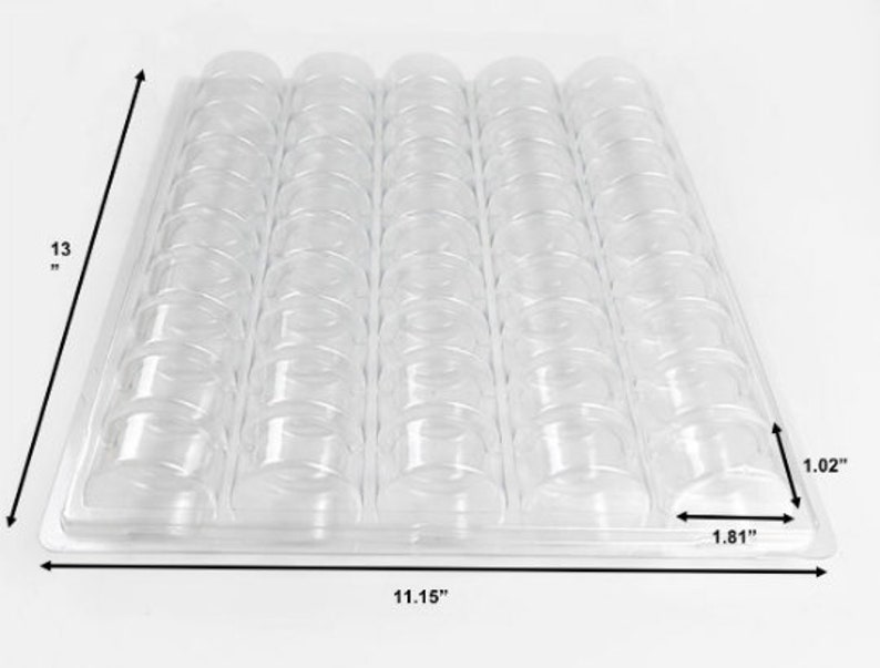 50 Cavities Macaron Clamshell PET - Etsy