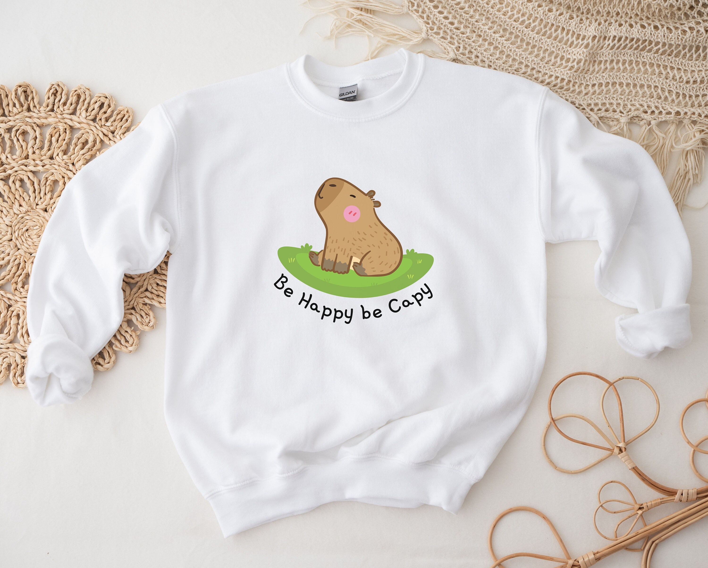 Cozy Capybara Sweatshirt - Gift for Capybara Lovers - Etsy
