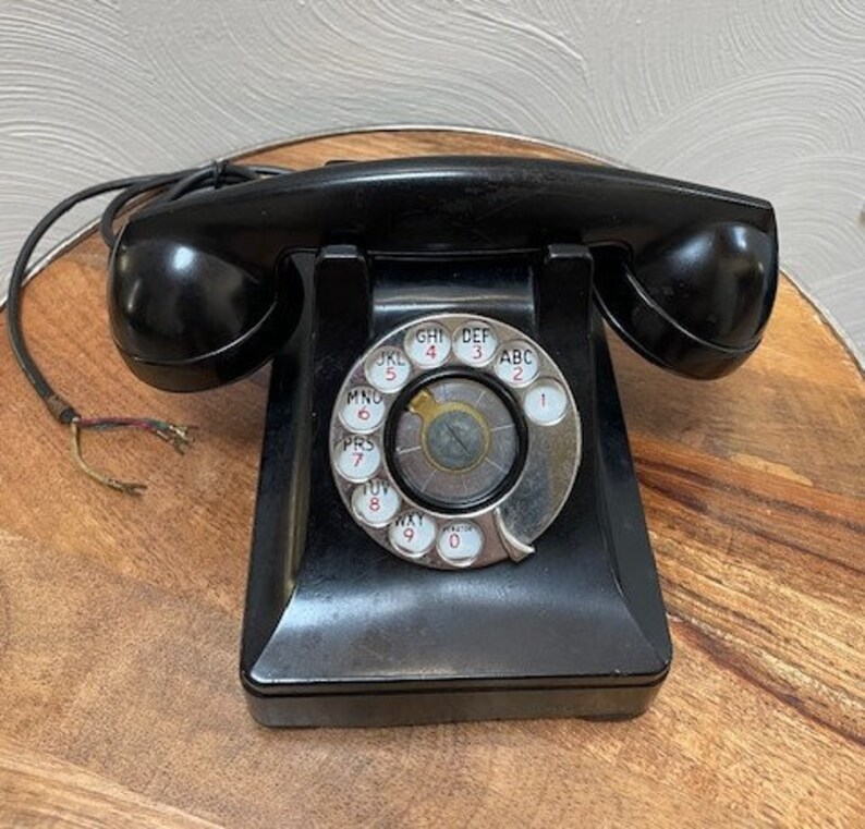 Western Electric Company Vintage Rotary Phone - Etsy