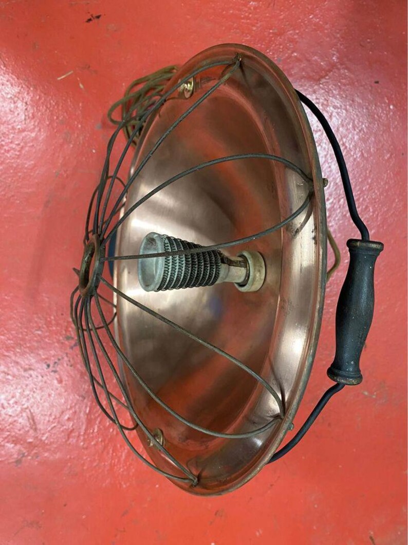 Vintage Space Heater With Copper Reflector - Etsy