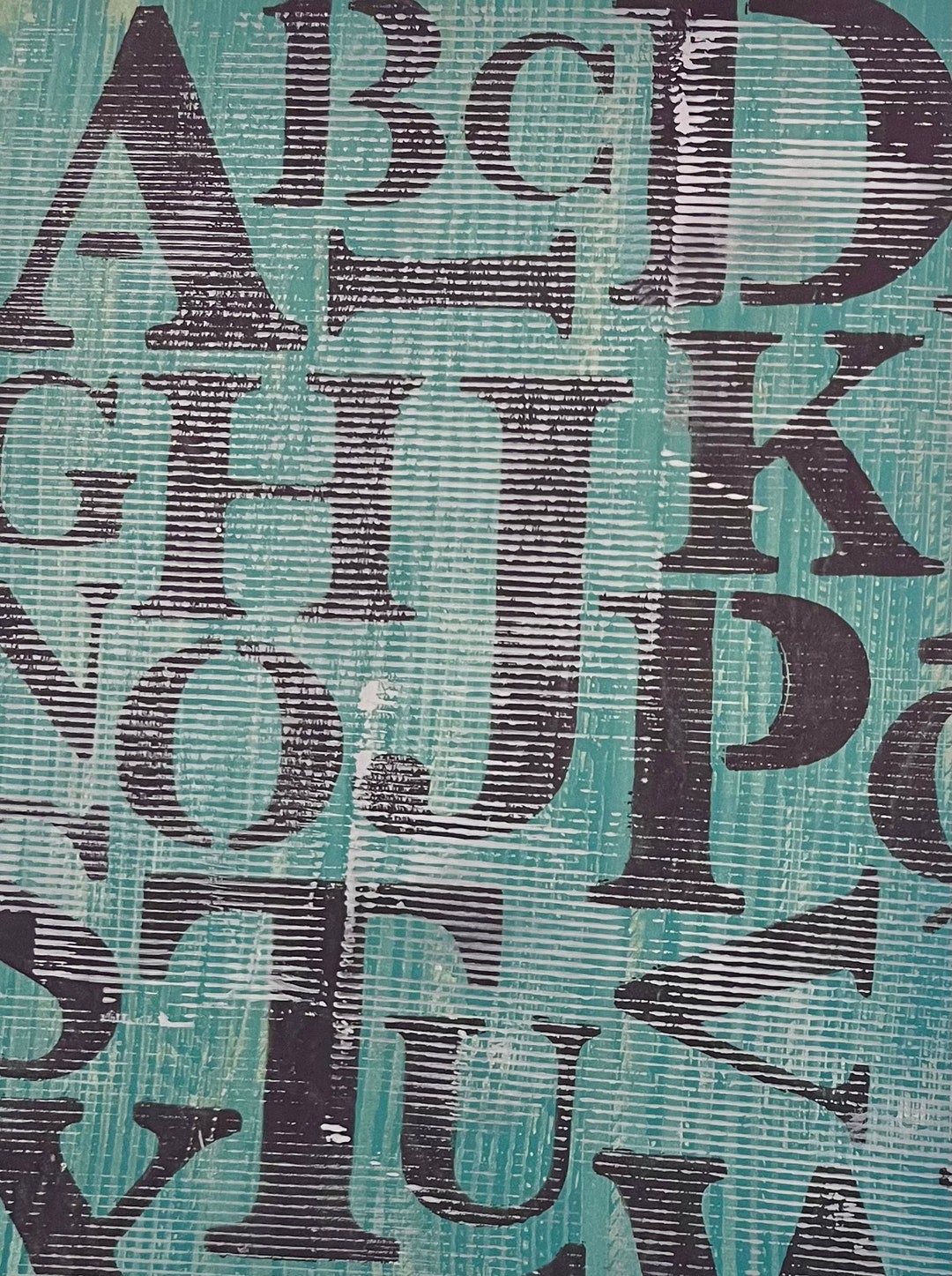 Assorted Blue Gelli Plate Handmade Papers for Use in Collage, Mixed ...