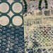 Assorted Blue Gelli Plate Handmade Papers for Use in Collage, Art ...