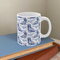 Boxer Brindle Uncropped Garden Party 15 Oz Black Coffee Cup Mug, Dog ...